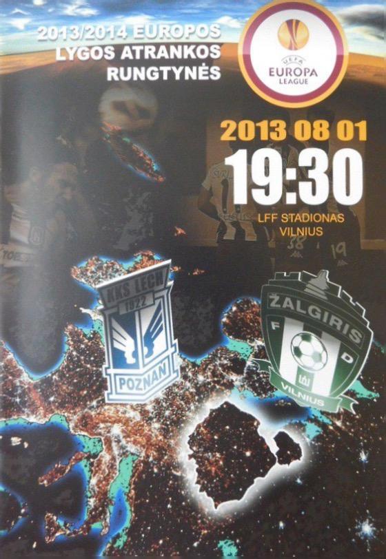 Žalgiris Wilno - Lech Poznań 1:0, 01.08.2013